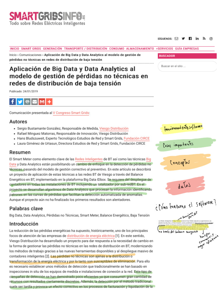 Aplicación de Big Data y Data Analytics Al Modelo de Gestión de ...