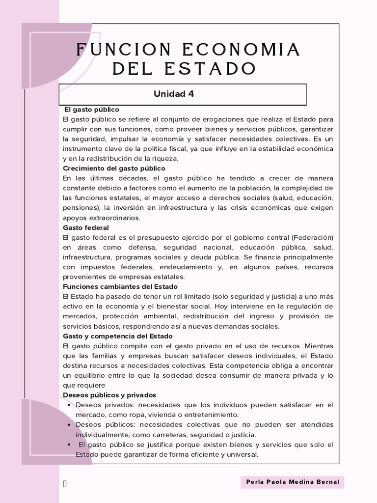 Funcion Economia Del Mercado - Medina Bernal Perla Paola | PDF ...