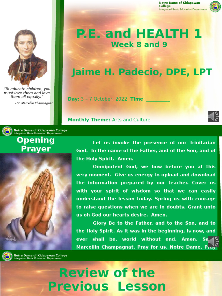 8 and 9 - SC Resources, MVPA's Participation, Physiological Indicators ...
