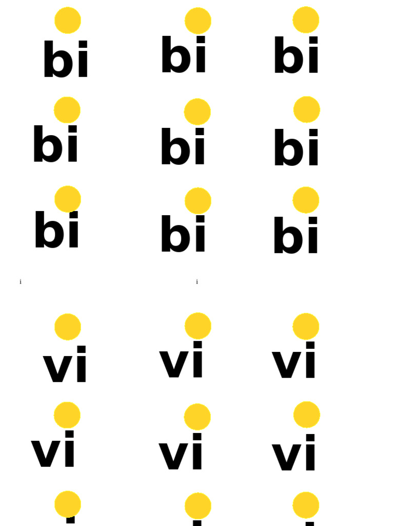 Silabas I | PDF