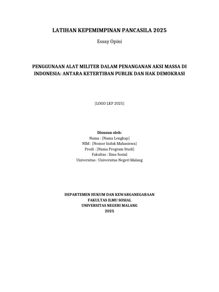 Cover Esai LKP2025 | PDF