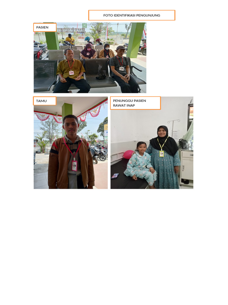 Foto Identitas Pengunjung Dan Sragam | PDF