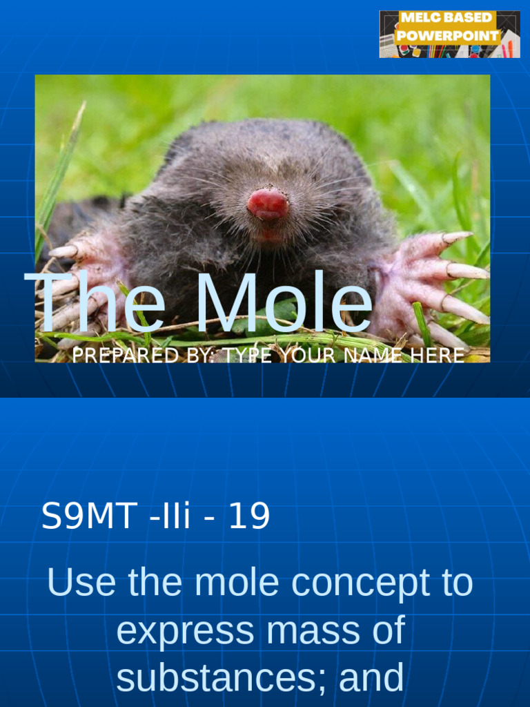 Understanding the Mole Concept in Chemistry | PDF | Mole (Unit ...