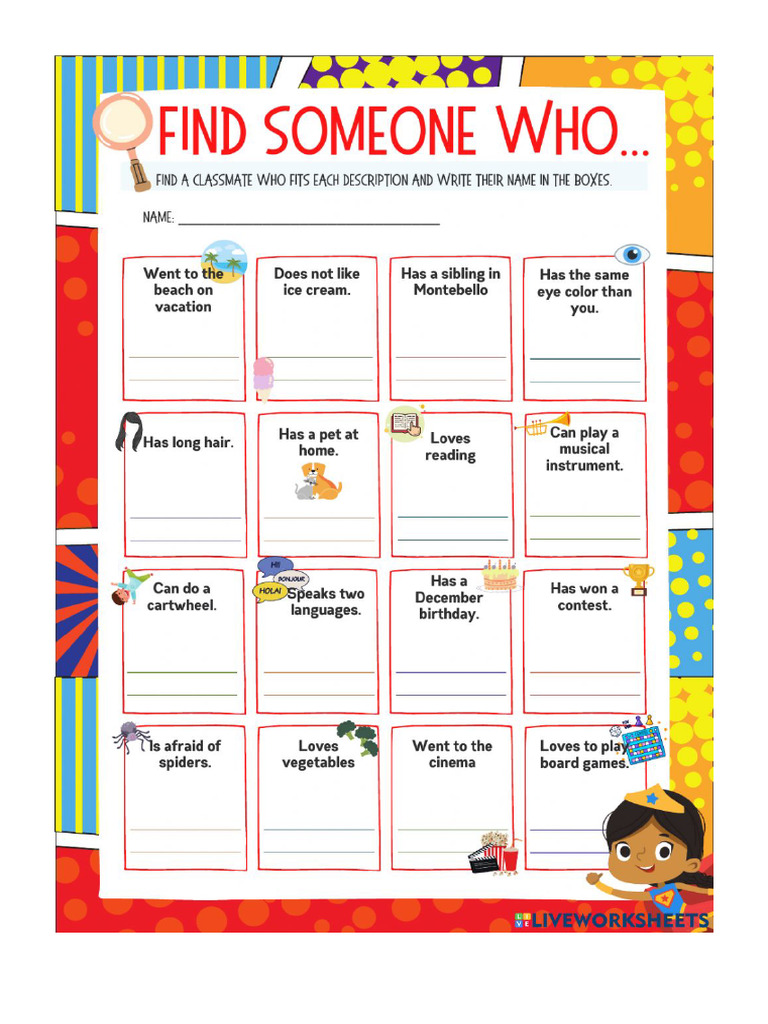 Find Someone Who | PDF