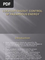 LOTO Flowchart Dec2011 | PDF | Prevention | Occupational Safety And Health