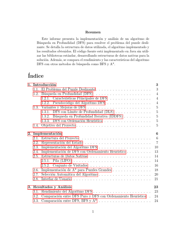 Busqueda en Profundidad DFS | PDF | Java (lenguaje de programación) | Ingeniería de software