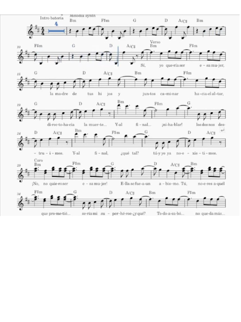 Rosa Pastel Partitura | PDF
