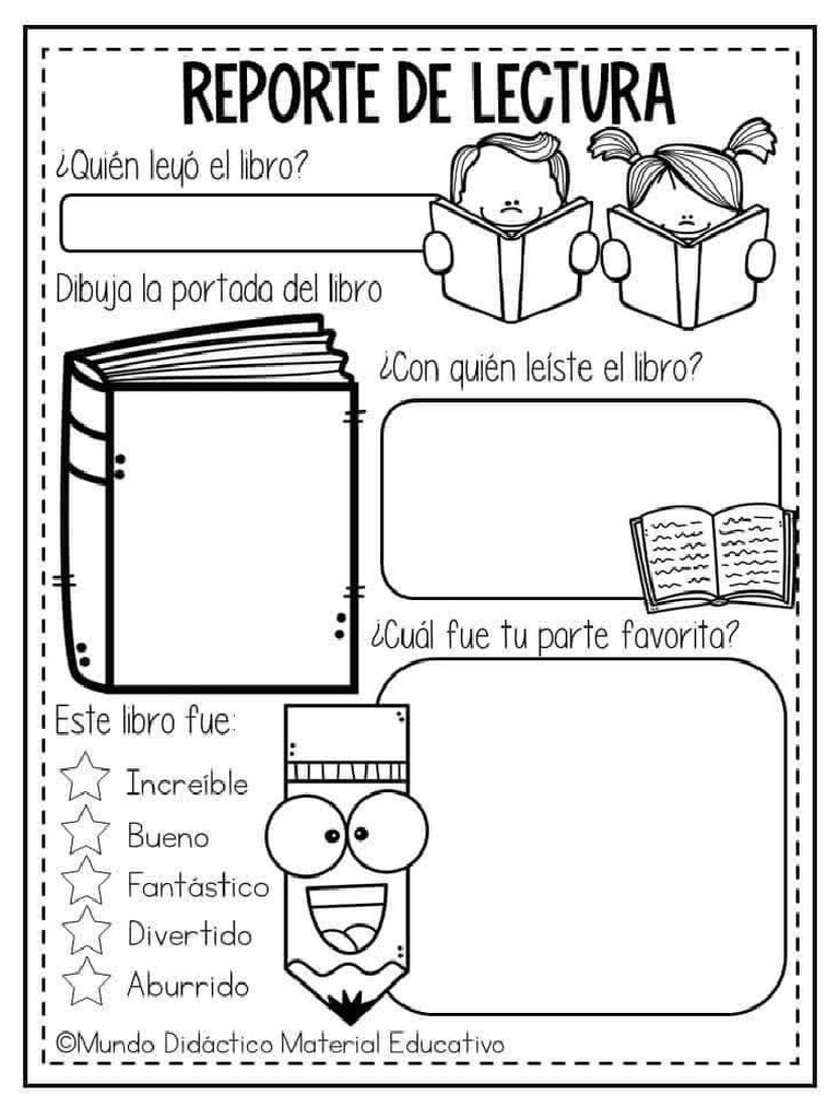 Hoja de Reporte de Lectura | PDF