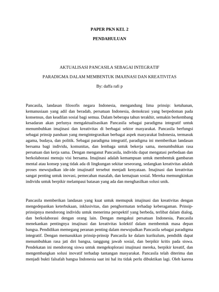 Pendahuluan Paper Kel 2 | PDF