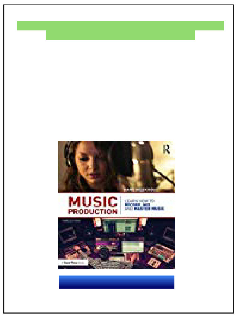 Music Production Learn How To Record Mix and Master Music Hans Weekhout ...