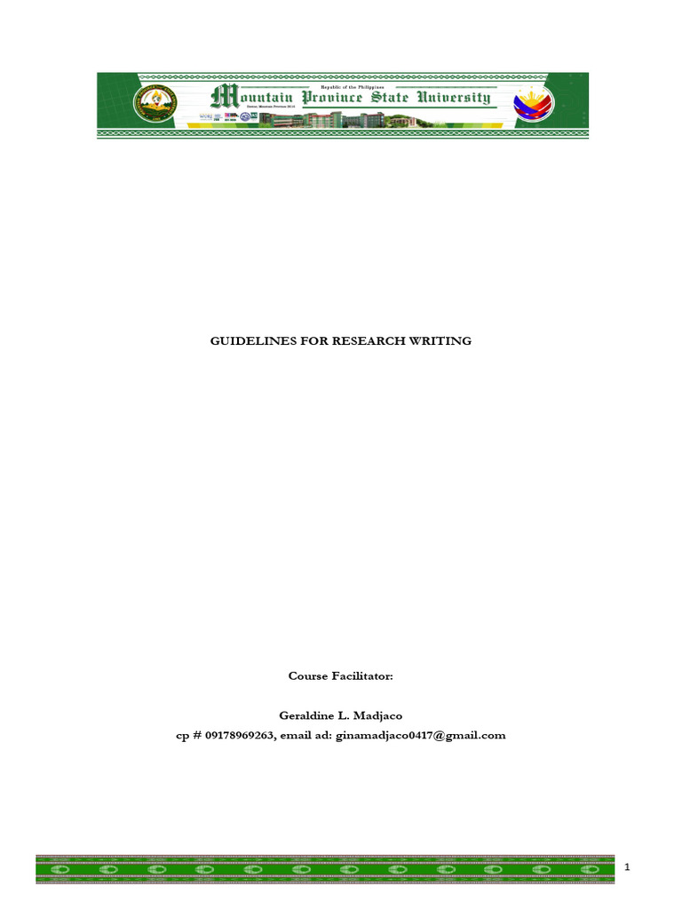 Module in Thesis Writing | PDF | Thesis | Educational Assessment