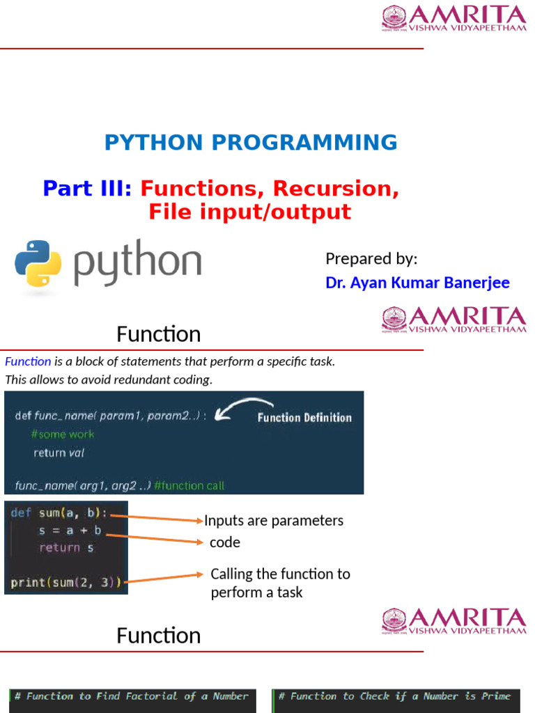 Python - WOU PPT - Part3 | PDF