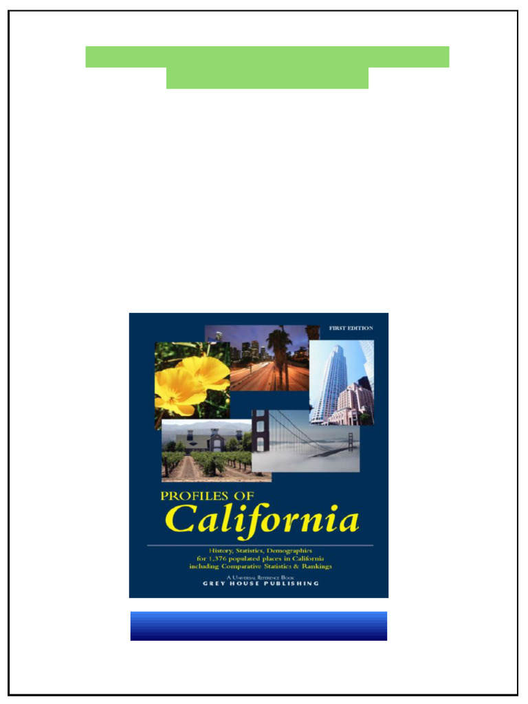 Profiles of California 2007 1st Edition David Garoogian PDF Version ...