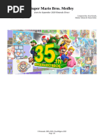 Easy Super Mario Theme Piano Notes | PDF | Video Game Franchises | Nintendo