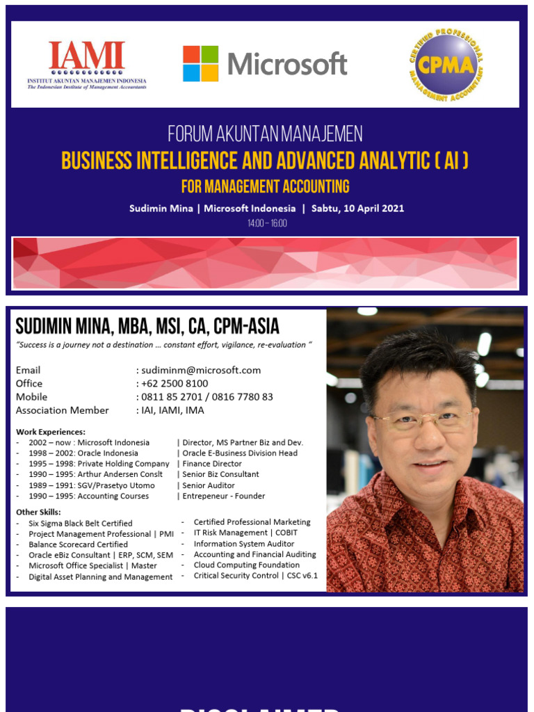 Sudimin Mina: Career Overview and Skills | PDF | Artificial ...
