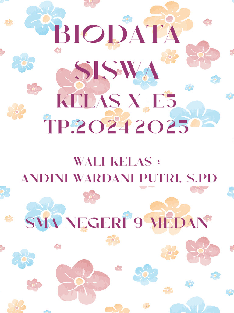 Buku Biodata Siswa | PDF