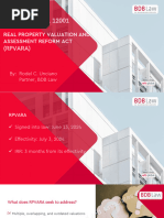 Overview of RA 12001: RPVARA Details | PDF | Real Estate Appraisal | Taxes