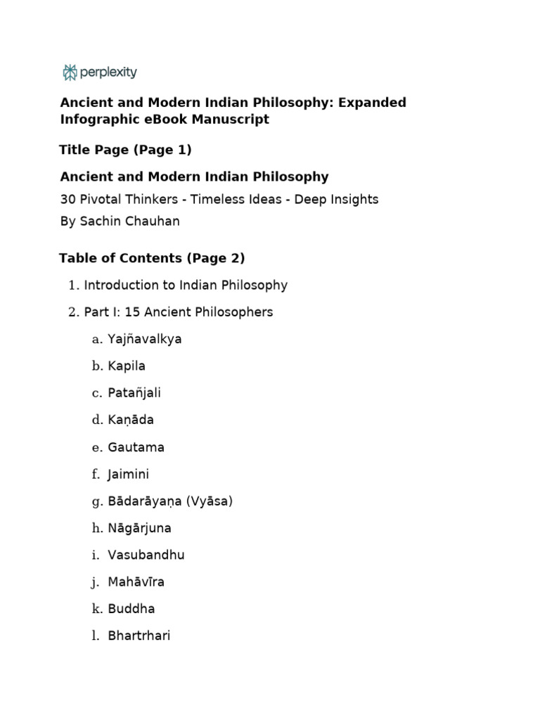 Indian Philosophy: Key Thinkers & Ideas | PDF | Advaita Vedanta | Brahman