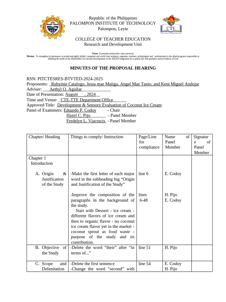 Minutes Proposal Butb0tIceCream | PDF