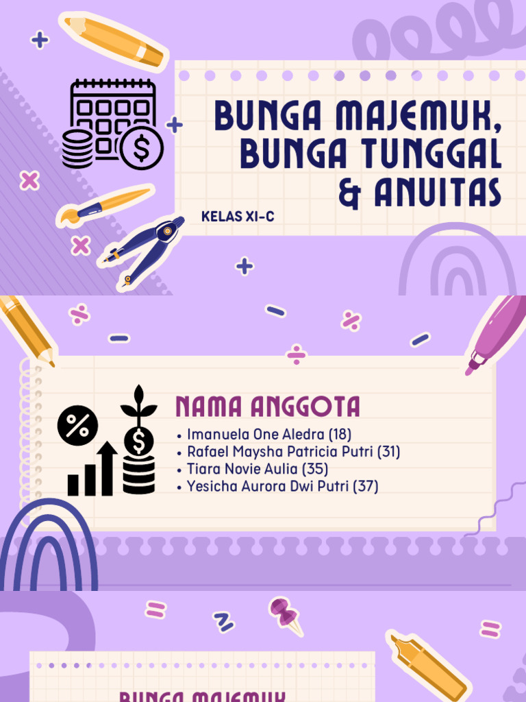 Bunga Majemuk Tunggal Dan Anuitas | PDF