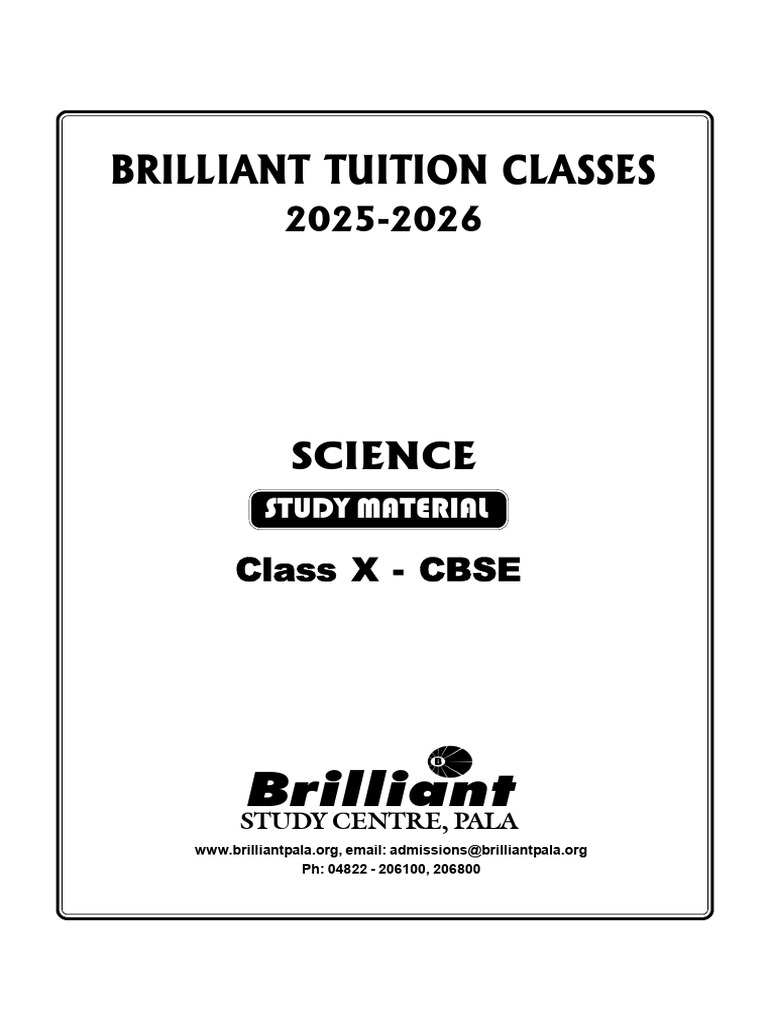 Science Study Material | PDF | Voltage | Eye