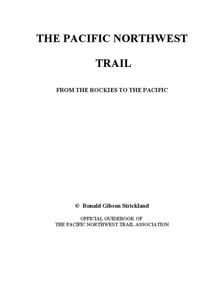 PNW Trail Guide Book | PDF | Trail | Contour Line