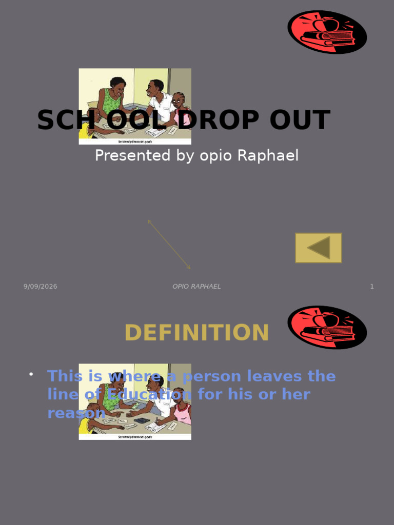 SCH Ool Drop Out | PDF