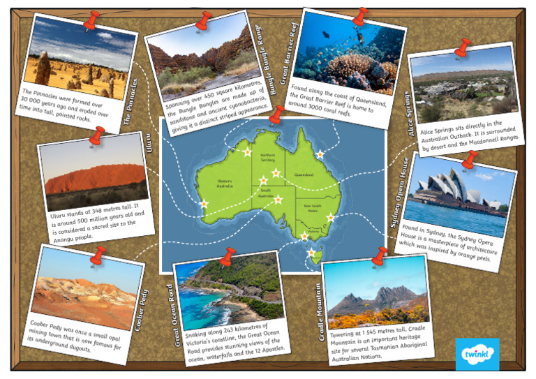 Australian Natural Landmarks Overview | PDF | Reef | Coastal And ...