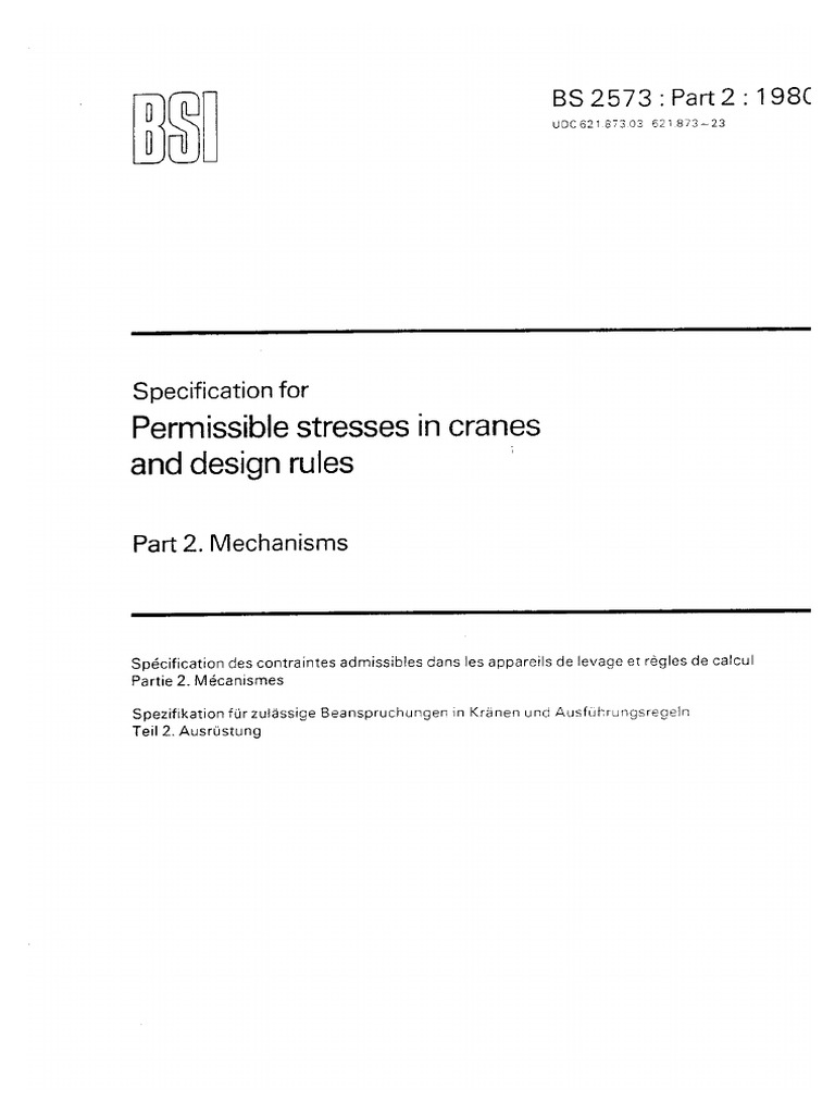 BS 2573 - Part 2 - 1980 | PDF