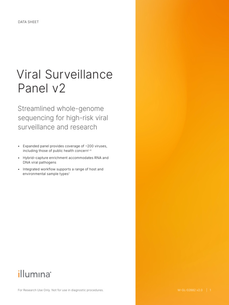 Viral Surveillance Panel v2 Data Sheet M GL 02882 | PDF | Dna ...