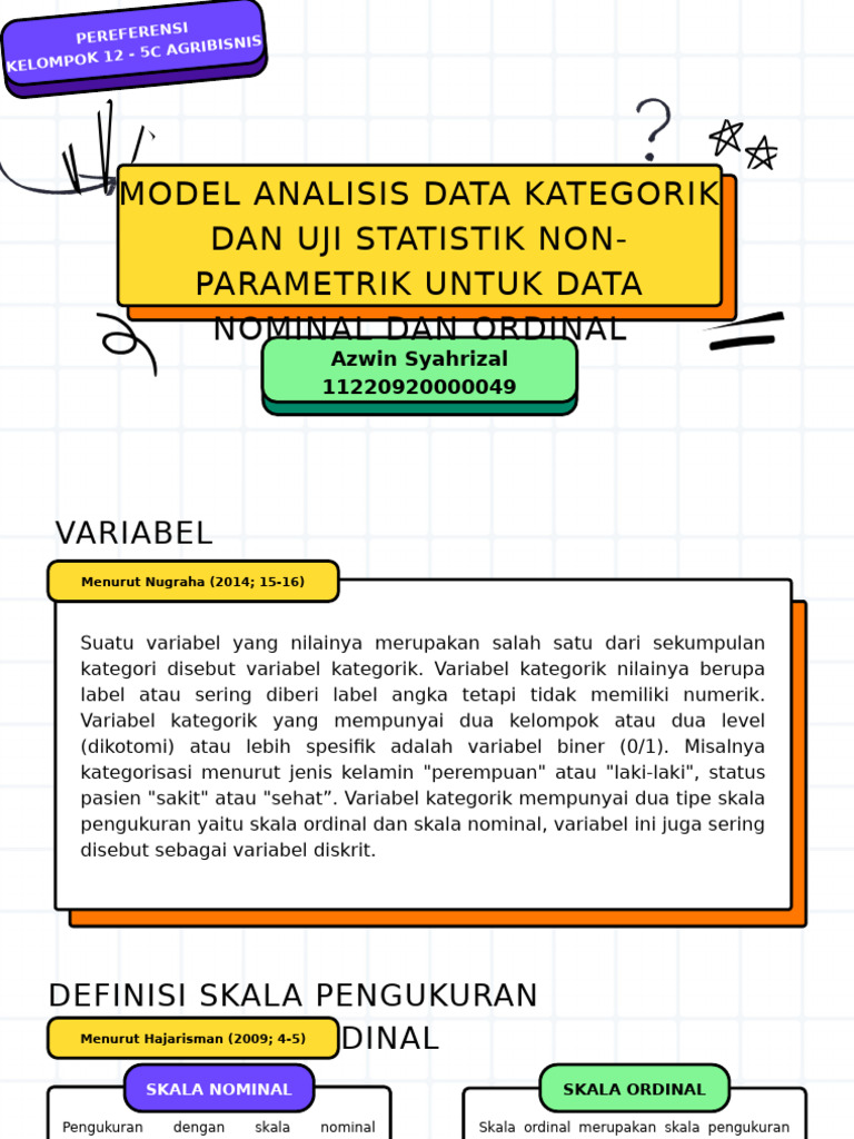 Analisis Data Kategorik dan Uji Non-Parametrik | PDF