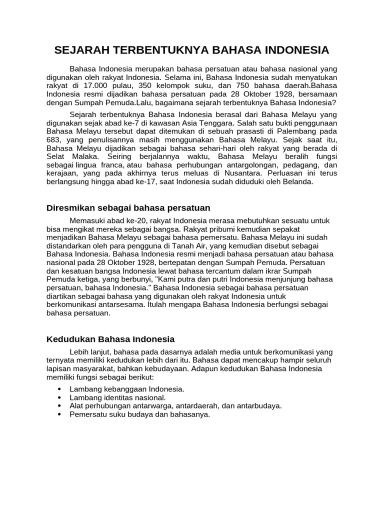 Materi Indonesia | PDF