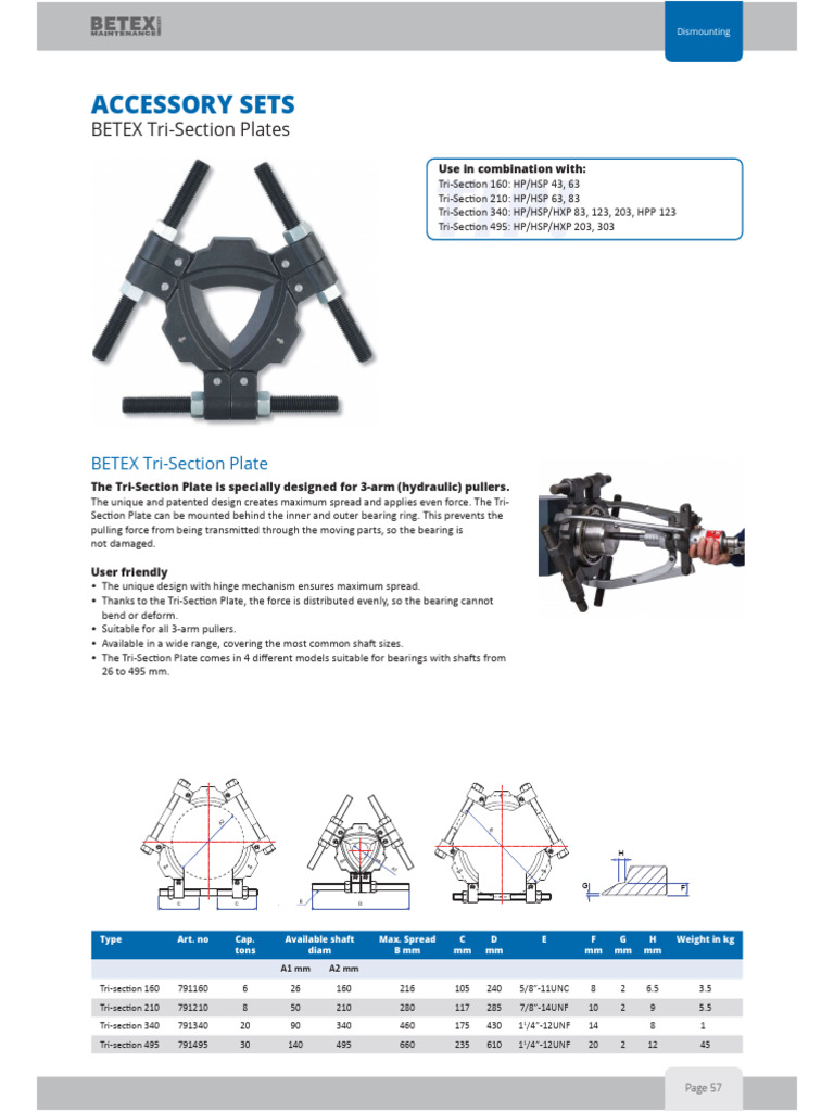 BETEX Tri-Section Plates Overview | PDF | Mechanical Engineering
