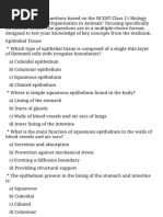 Life Sciences Grade 10 Animal Tissues Notes | PDF | Tissue (Biology ...