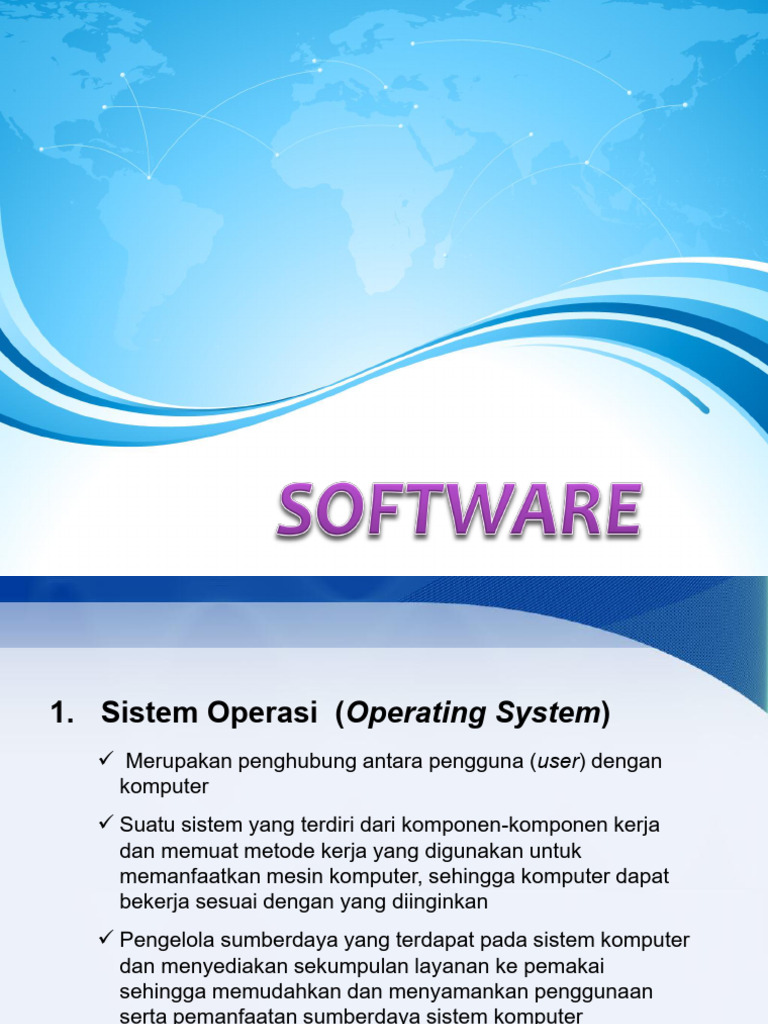 Pertemuan Ke-1 - Materi 2-Software & Brainware | PDF