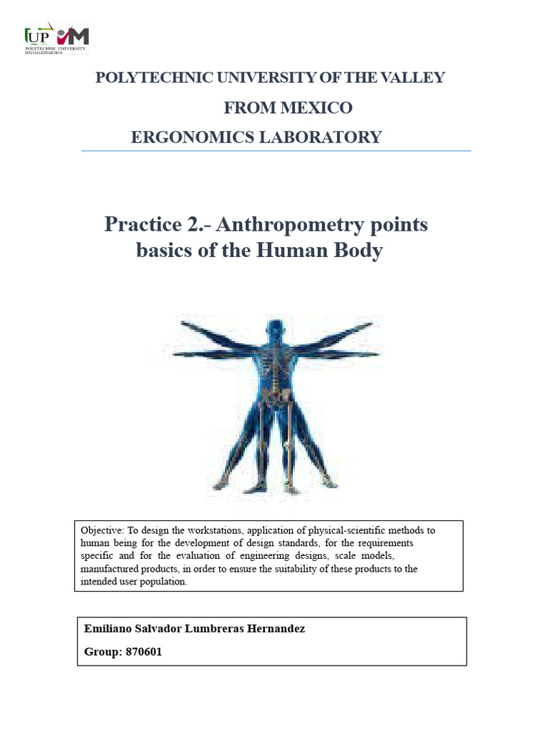Human Body Anthropometry Basics | PDF | Anthropometry