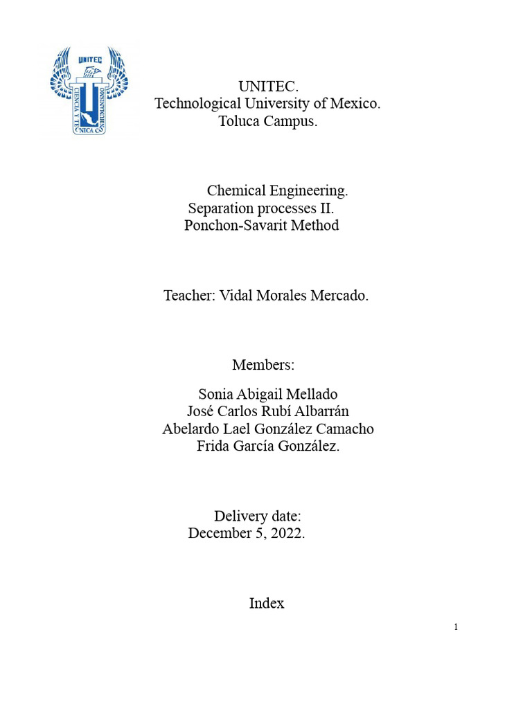 Ponchon-Savarit Method in Distillation | PDF | Enthalpy | Continuum ...