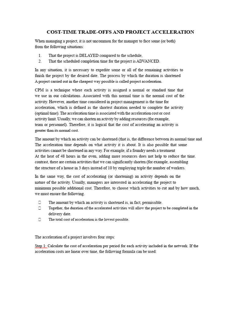 Acceleration of The Project PDF | PDF | Applied Mathematics