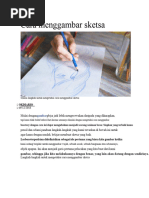 Tutorial Sketsa Wajah untuk Pemula | PDF | Seni | Pengembangan Diri