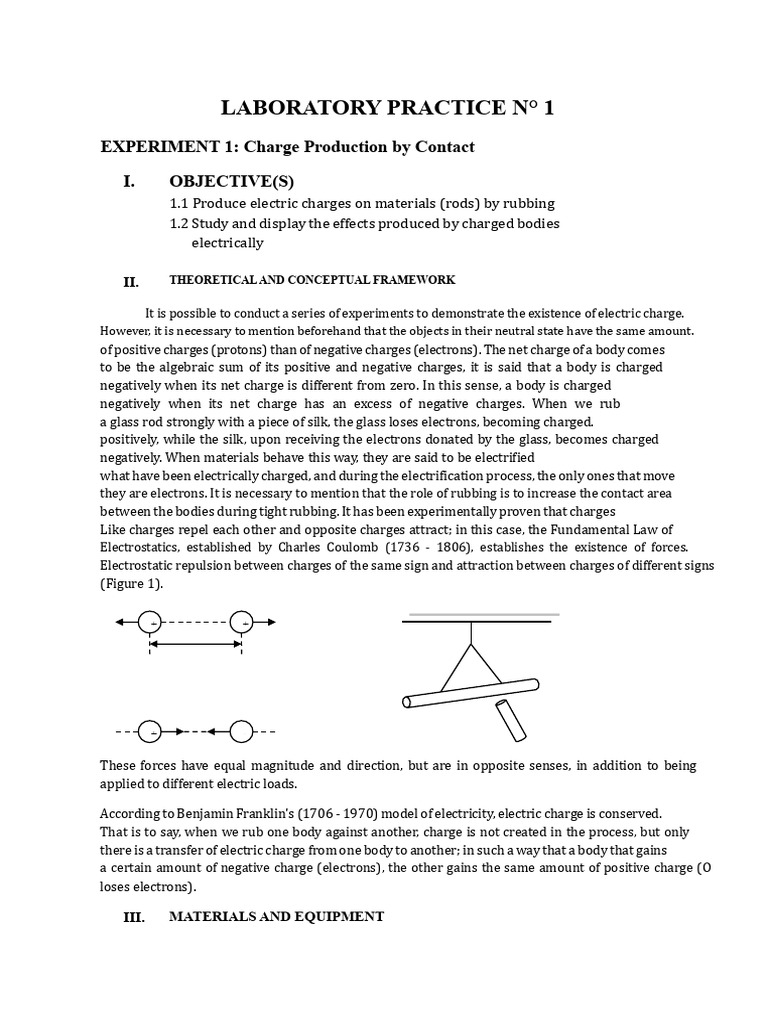 Final Laboratory Practice of Physics II | PDF | Electric Charge | Electric Field