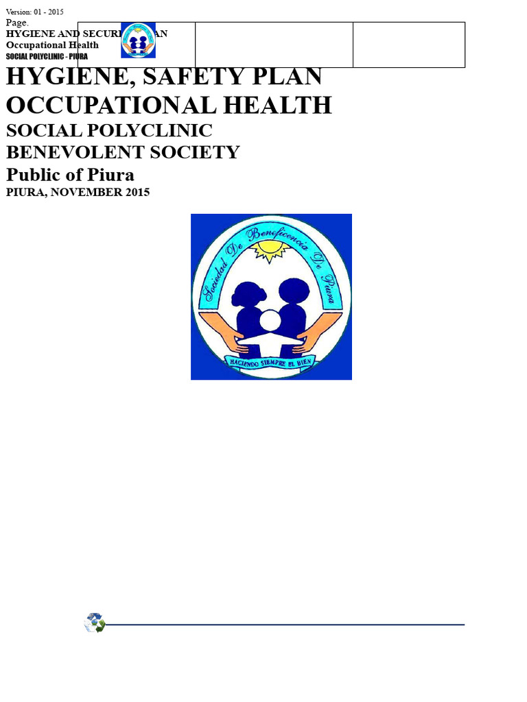 Occupational Health and Hygiene Plan SBP - PDF | PDF | Occupational ...