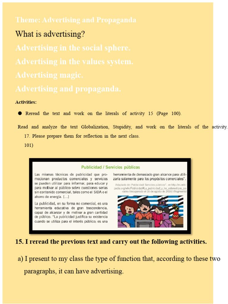 Advertising and Propaganda | PDF | Advertising | Propaganda