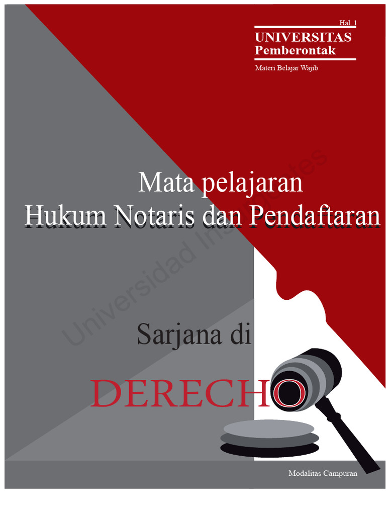 Buku Hukum Notaris Dan Pendaftaran | PDF