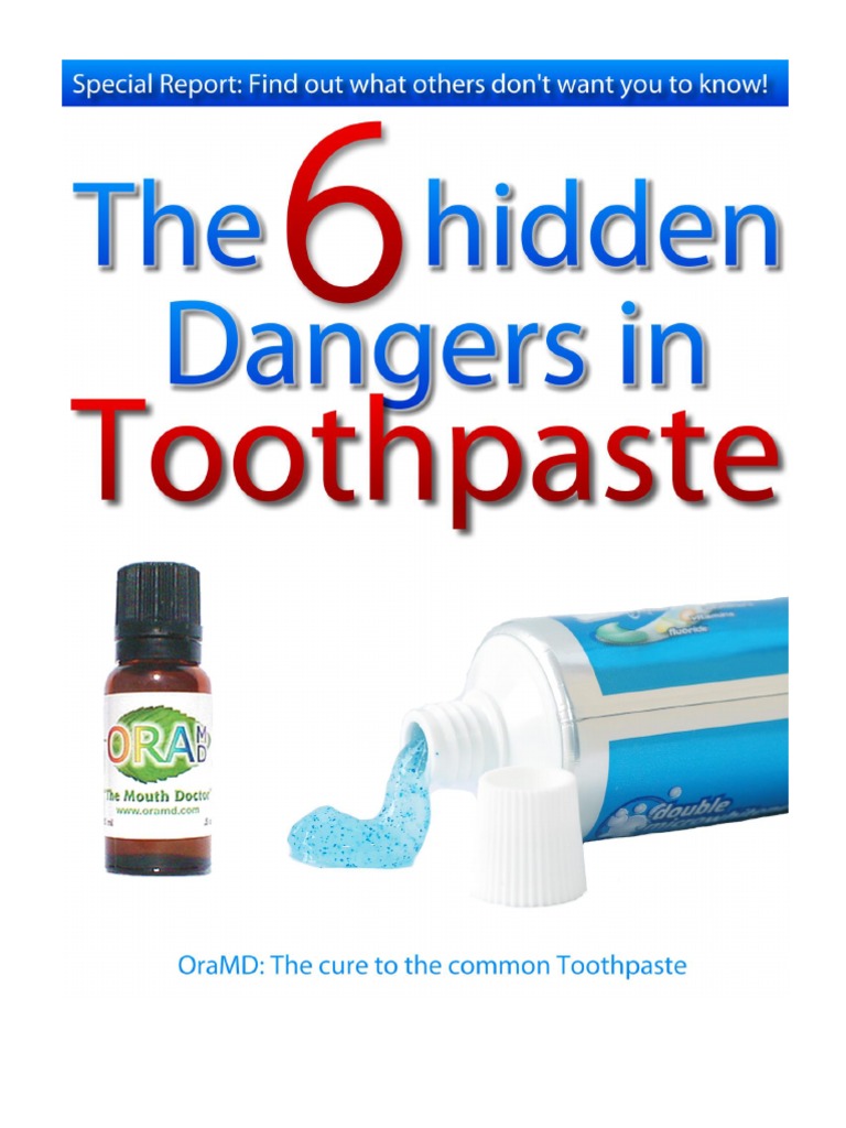 Hidden Dangers in Toothpaste | PDF | Sodium Dodecyl Sulfate | Fluoride