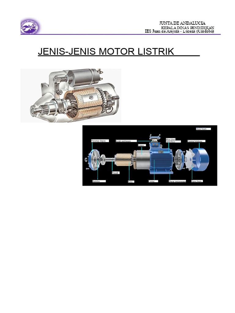 Jenis Motor Listrik: DC dan AC | PDF