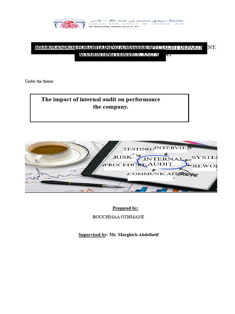 Internal Audit Impact on Company Performance | PDF | Audit | Internal ...
