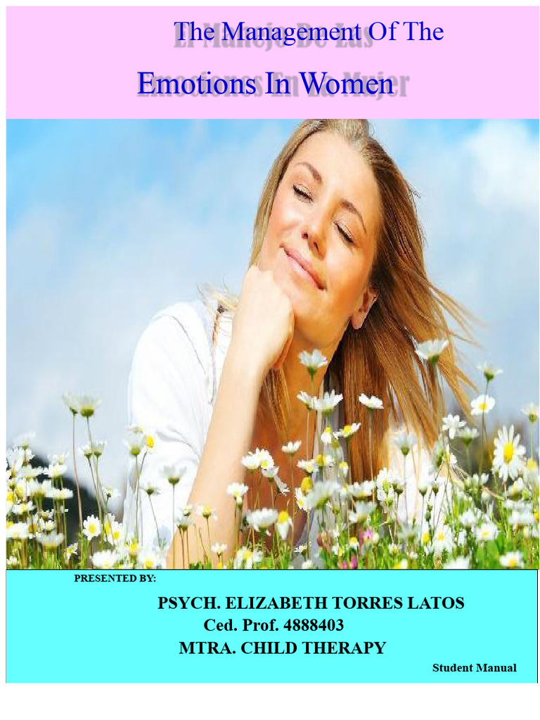 The Management of Emotions in Women-STUDENT | PDF | Anger | Emotions