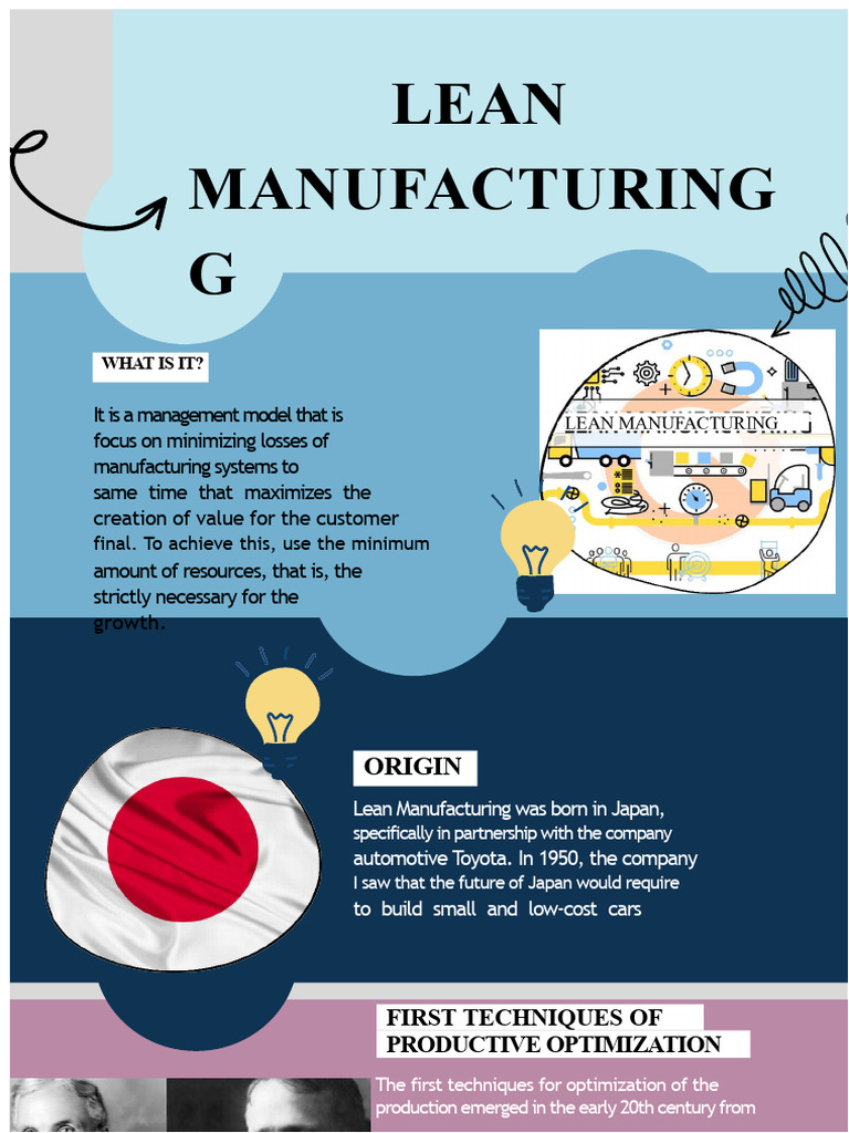 Lean Manufacturing Infographic | PDF