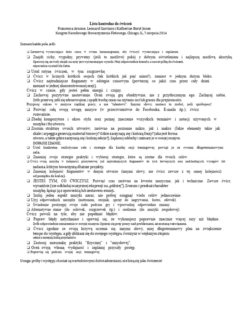 Stan Obecny Praktykowania TH Garrison | PDF
