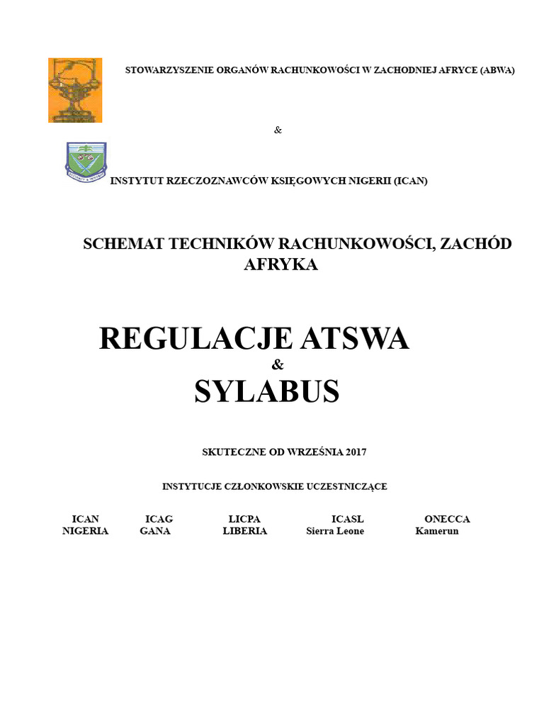 Atswa Egzaminy Nowy Sylabus PDF | PDF
